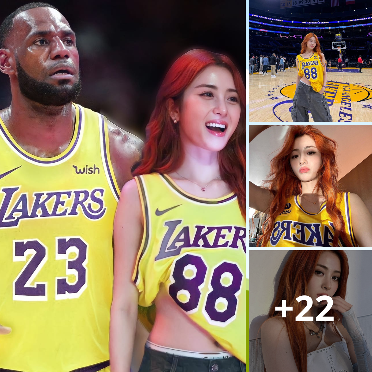 Rumors Swirl: K-Pop Star Huh Yunjin Reportedly Romancing NBA MVP Lebron ...